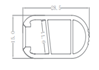 LED CLOTHES RAIL EXTRUSION SIZE 28X15mm - Natural Anodized - Led ...