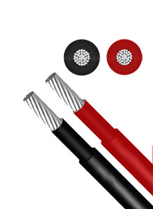 150mm2 single-core HV DC cable 1m - Pair - Led Technology SA