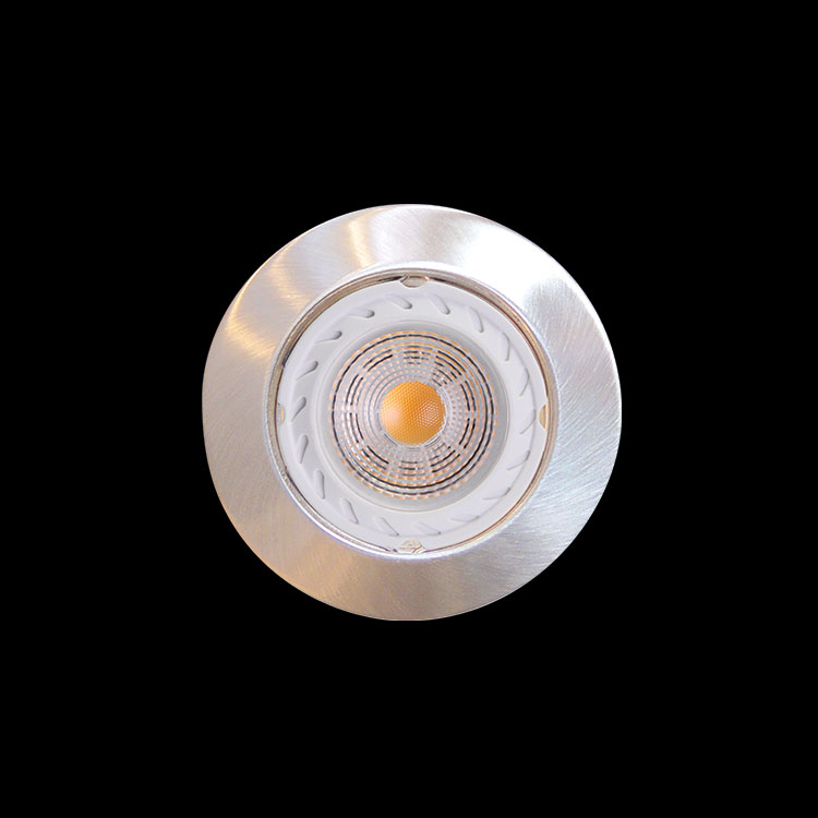 KLIGHT ELC-146/NM-GU - 230v 50W GU10 Aluminium Satin Straight Down ...